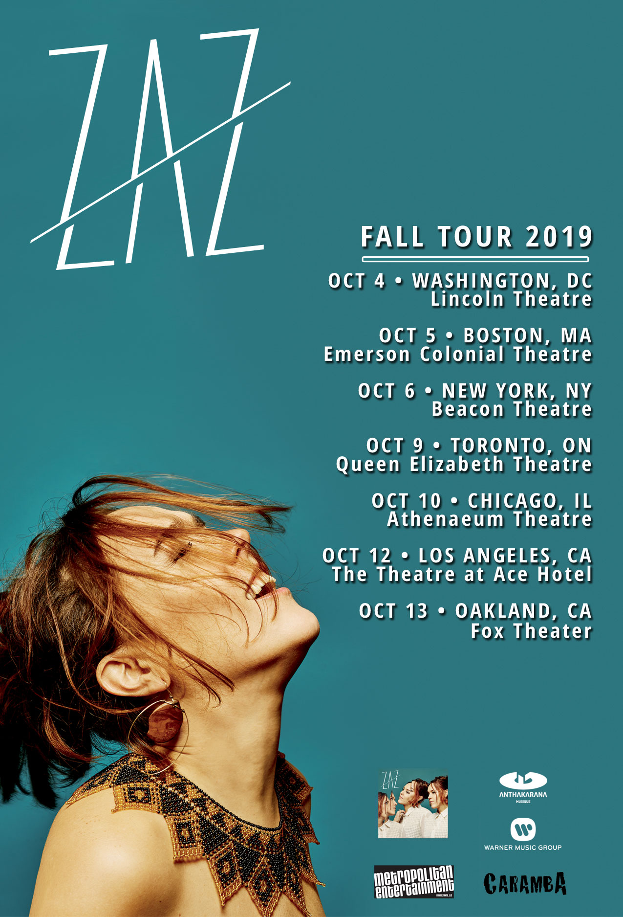 | ZAZ – On tour in North America in October